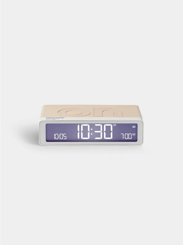 Lexon Flip clock white – Spadana Smart Living